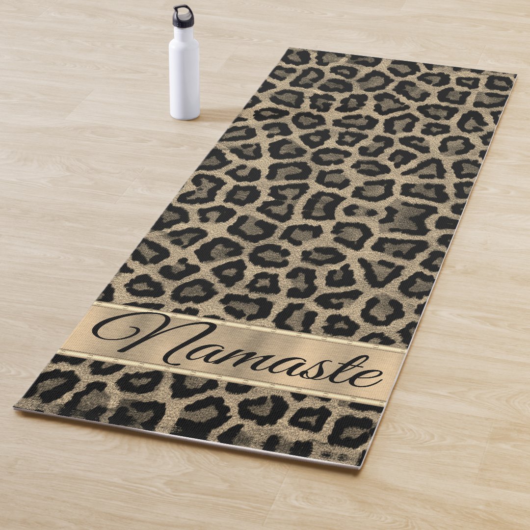 Exotic Leopard Print Yoga Mat | Zazzle