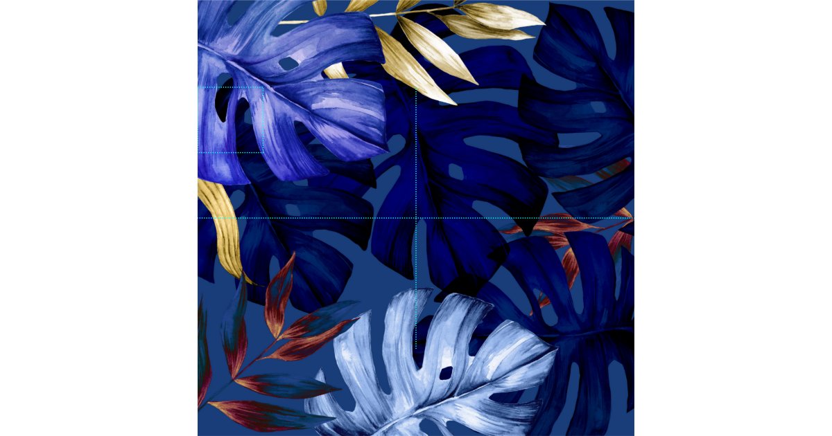 Exotic Tropical Forest Pattern Fabric | Zazzle