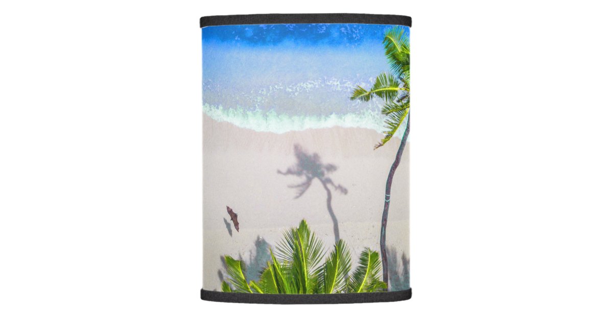 Exotic Tropical Island Beach Palm Lamp Shade | Zazzle