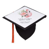 Exotic Tropical Pink Flamingo Graduation Graduation Cap Topper | Zazzle