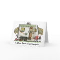 Expandable Hybred Trailer Camper Card | Zazzle