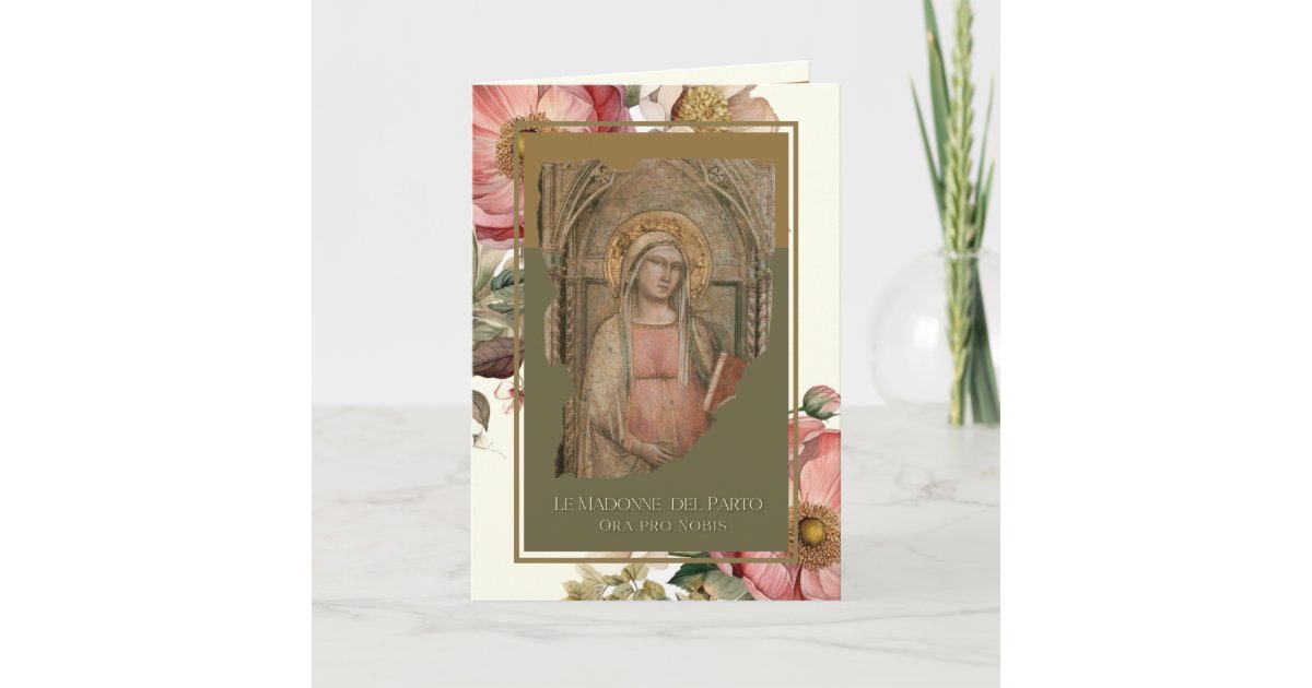 Expectant Mother Pregnancy Religious Mothers Day Card | Zazzle