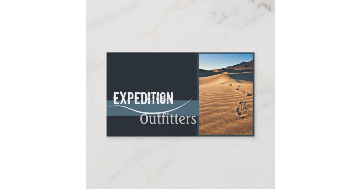 Expedition Outfitters Business Card | Zazzle