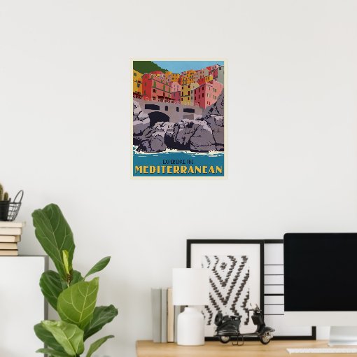 Experience the Mediterranean Poster | Zazzle