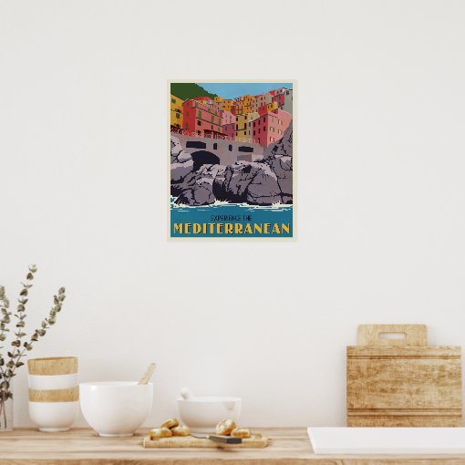 Experience the Mediterranean Poster | Zazzle