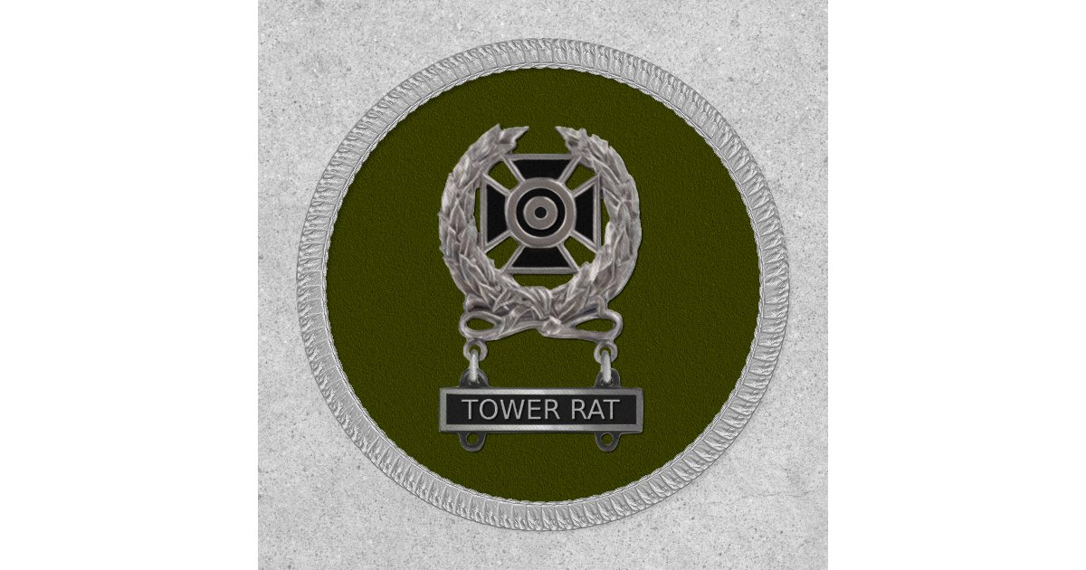 Expert Tower Rat Badge | Zazzle