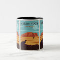Explore Uluru: Australia Outback Adventure Two-Tone Coffee Mug | Zazzle