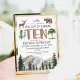 Explorer Adventure Boys 10th Birthday Invitation | Zazzle