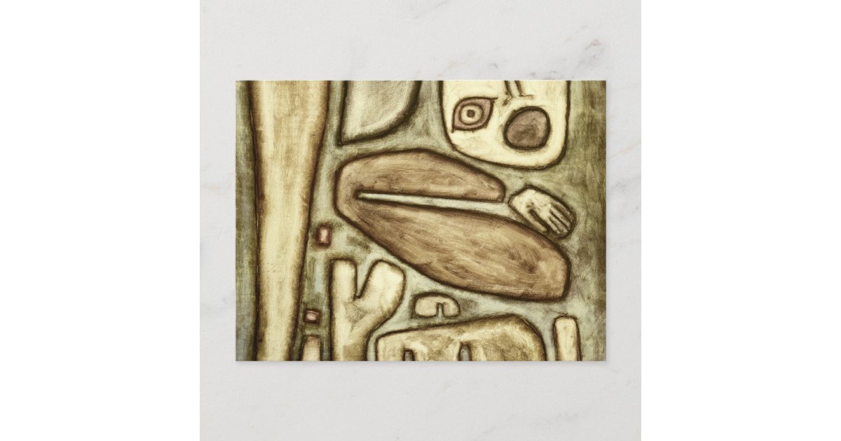 Explosion of Fear, 1939 by Paul Klee Postcard | Zazzle