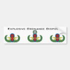 MILITARY - Explosives Bumper Sticker | Zazzle.com