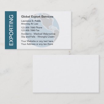 Exporting Business Cards | Zazzle