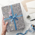 Exposed Aggregate (printed, not made of concrete) Wrapping Paper | Zazzle