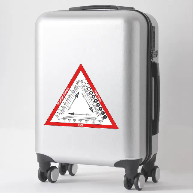 Exposure Triangle Sticker | Zazzle