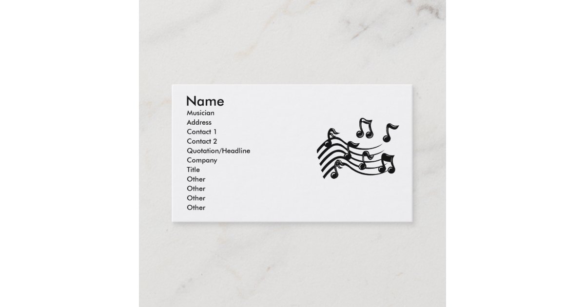 EXPRESS BUSINESS CARDS FOR BAND & MUSICIANS, MUSIC | Zazzle