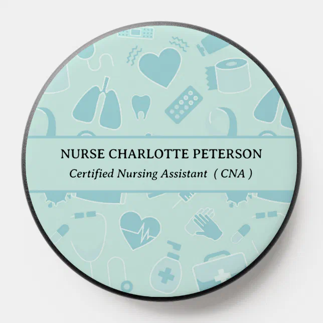 Express Your Nursing Pride with Custom Nurse PopSocket | Zazzle