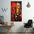 Expressionism Faces Art Poster | Zazzle