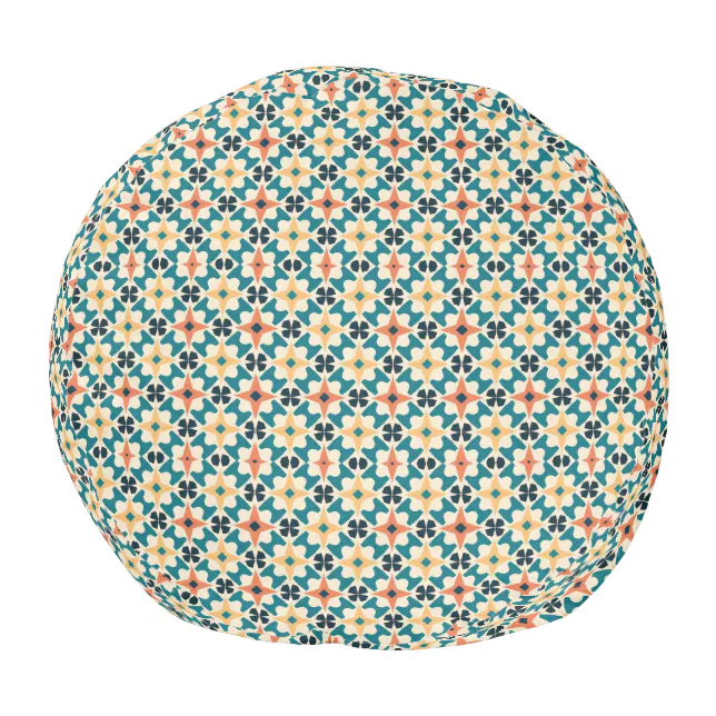 Exquisite Moroccan Patterns: Embellish Your Space Pouf | Zazzle
