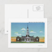 Exterior View of Colby College Miller Library Postcard | Zazzle