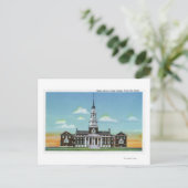 Exterior View of Colby College Miller Library Postcard | Zazzle