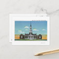 Exterior View of Colby College Miller Library Postcard | Zazzle