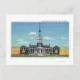 Exterior View of Colby College Miller Library Postcard | Zazzle