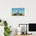 Exterior View of Colby College Miller Library Poster | Zazzle