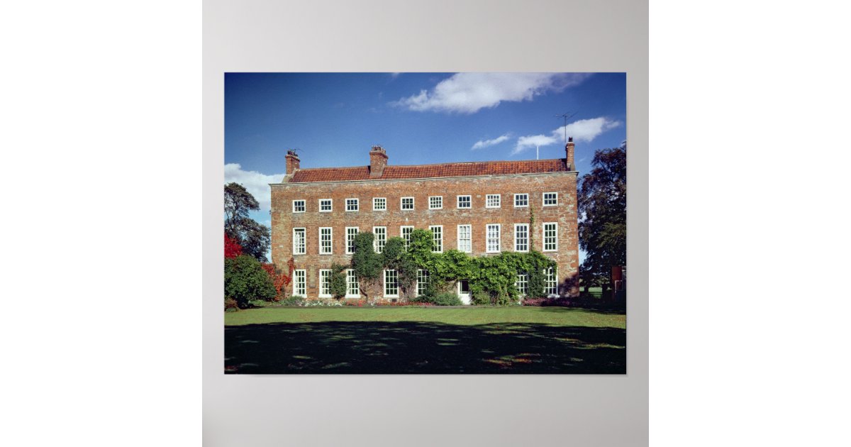 Exterior view of Low Middleton Hall Poster | Zazzle