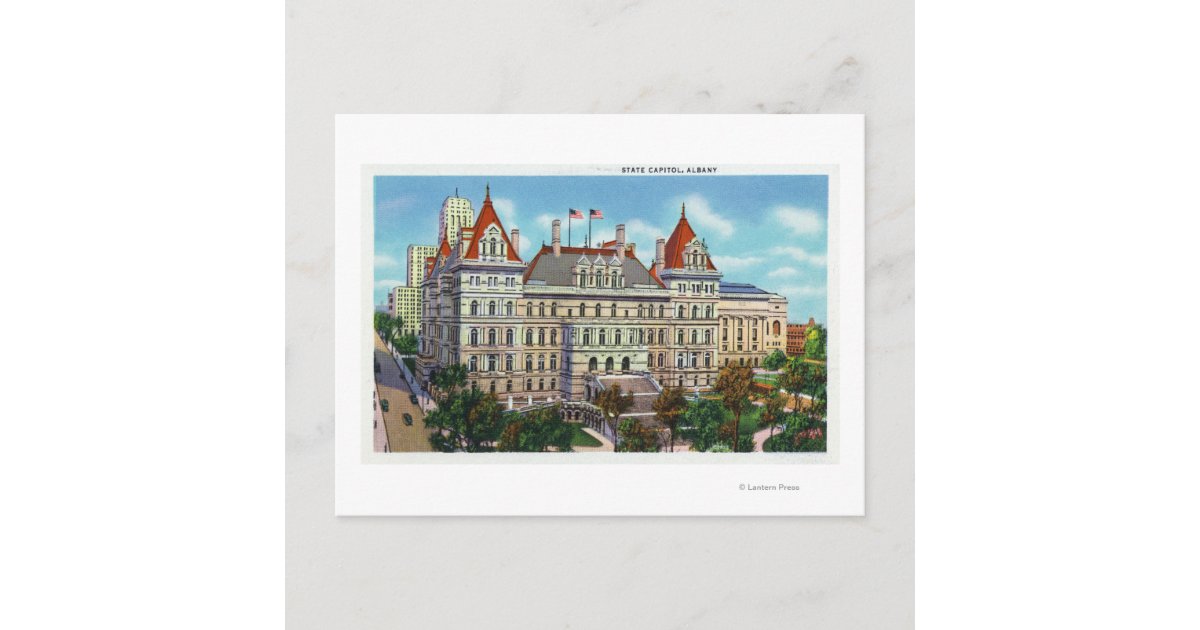 Exterior View of State Capitol Postcard | Zazzle