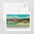 Exterior View of the Golf Motel, Montecito Postcard | Zazzle
