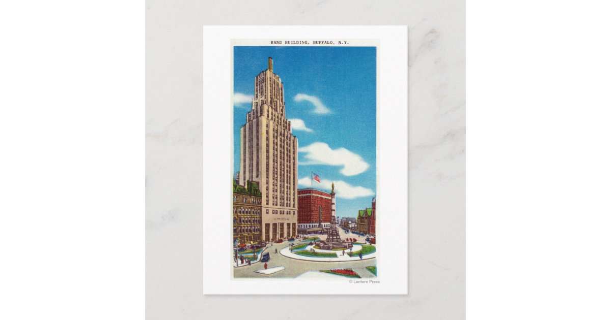 Exterior View of the Rand Building Postcard | Zazzle