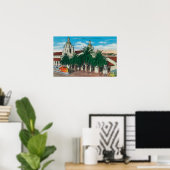 Exterior View of the Santa Fe Station Poster | Zazzle
