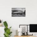 Exterior View of the Train Depot Poster | Zazzle