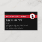 Professional Exterminator And Pest Control Business Card | Zazzle.com