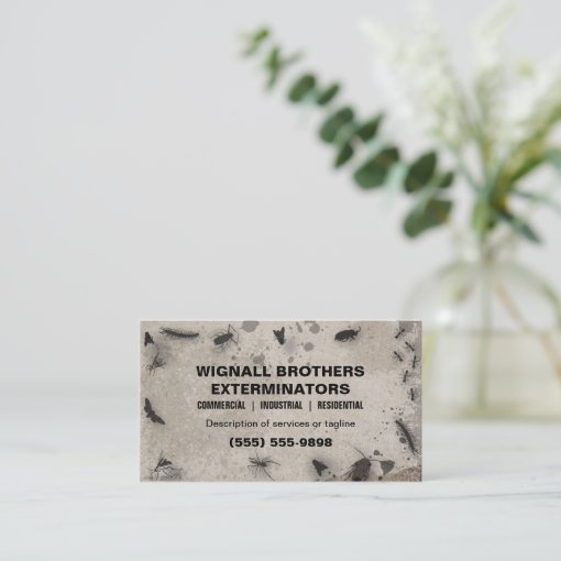 Exterminator Business Card | Zazzle