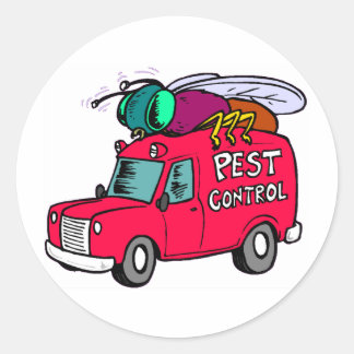 Pest Control Stickers | Zazzle