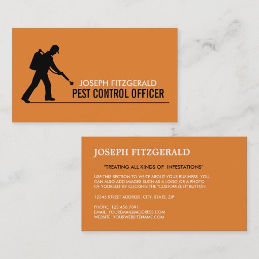 Exterminator, Pest Control Business Card | Zazzle