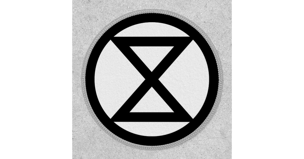 Extinction symbol patch | Zazzle