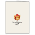 Extra BIG Christmas Card with YOUR Custom Text | Zazzle