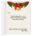 Extra BIG Christmas Card with YOUR Custom Text | Zazzle