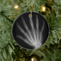 Extra Digit X-ray Right Hand Ceramic Ornament | Zazzle