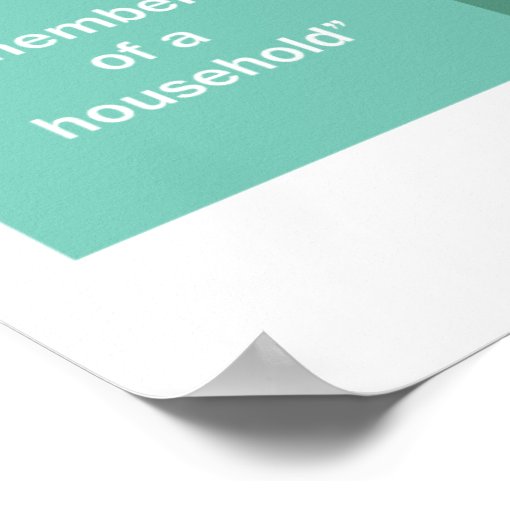 Extra Large Family Inclusive Language Guide Poster | Zazzle