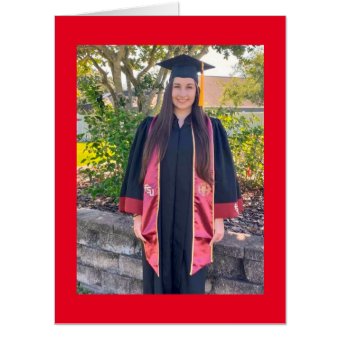 Extra large Jumbo Personalized Graduation card | Zazzle