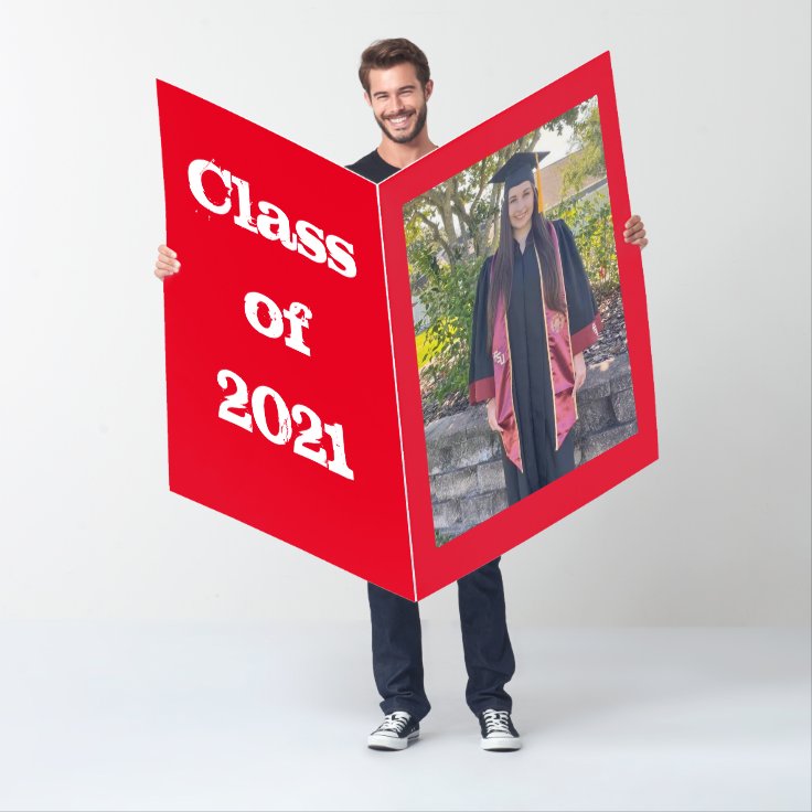 Extra large Jumbo Personalized Graduation card | Zazzle