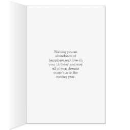 Extra Large Photo Happy 40th Birthday Greeting Card | Zazzle