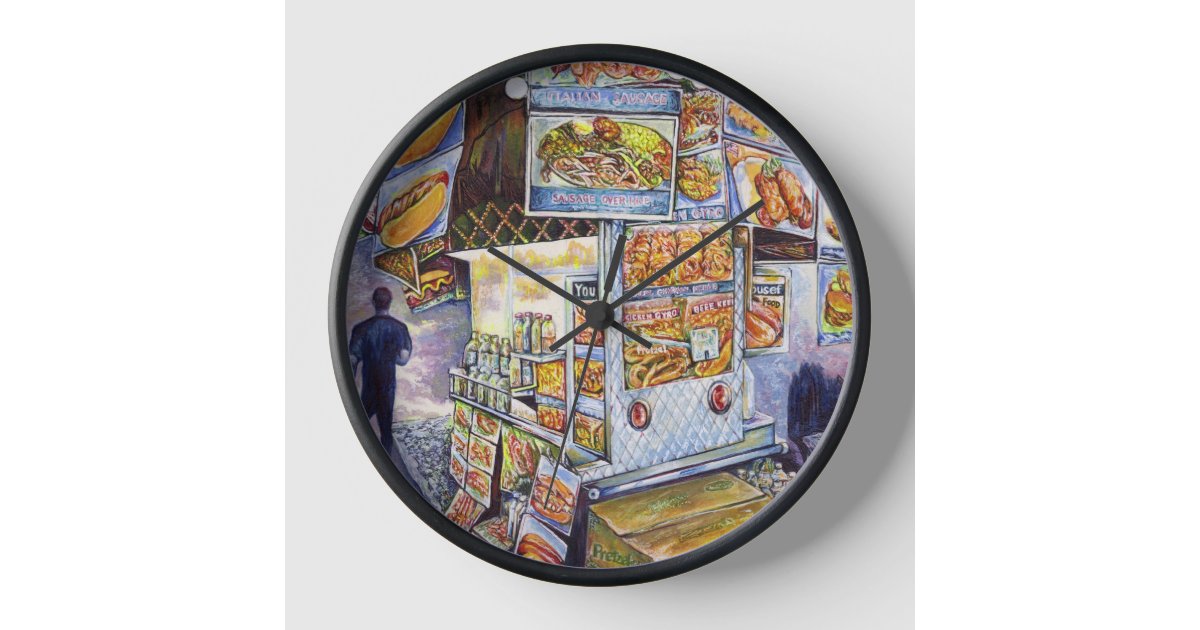 Extraordinary Artistic Workload Clock | Zazzle