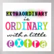 Extraordinary Poster | Zazzle