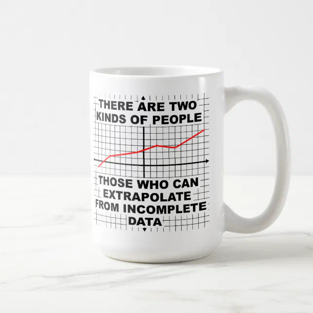 Extrapolate from Incomplete Data Mug | Zazzle
