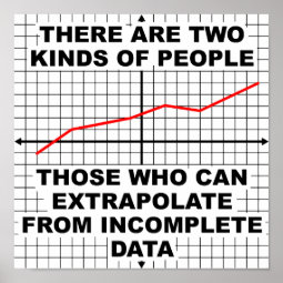 Extrapolate from Incomplete Data Poster | Zazzle