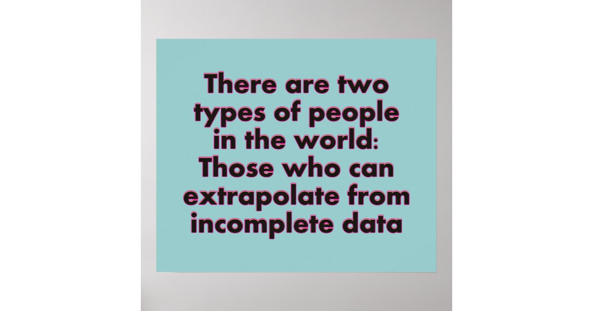Extrapolate This... Poster | Zazzle