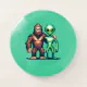 Extraterrestrial Alien Being and Bigfoot Pixel Art Wham-O Frisbee | Zazzle